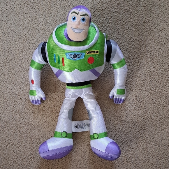 Disney | Toys | Buzz Plush Toy Green And Purple | Poshmark